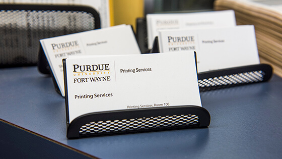Printing Services - Purdue Fort Wayne