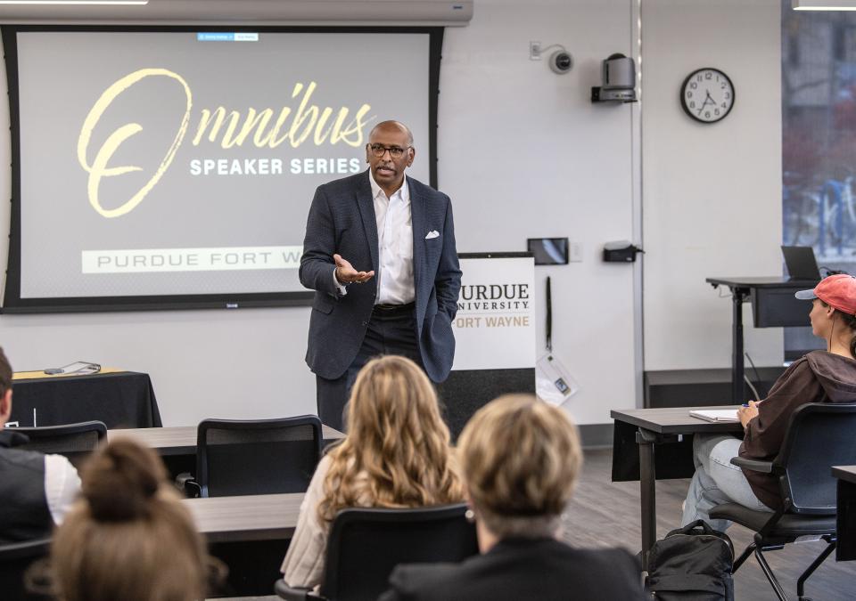 Michael Steele visits PFW for Omnibus Speaker Series lecture | Purdue ...