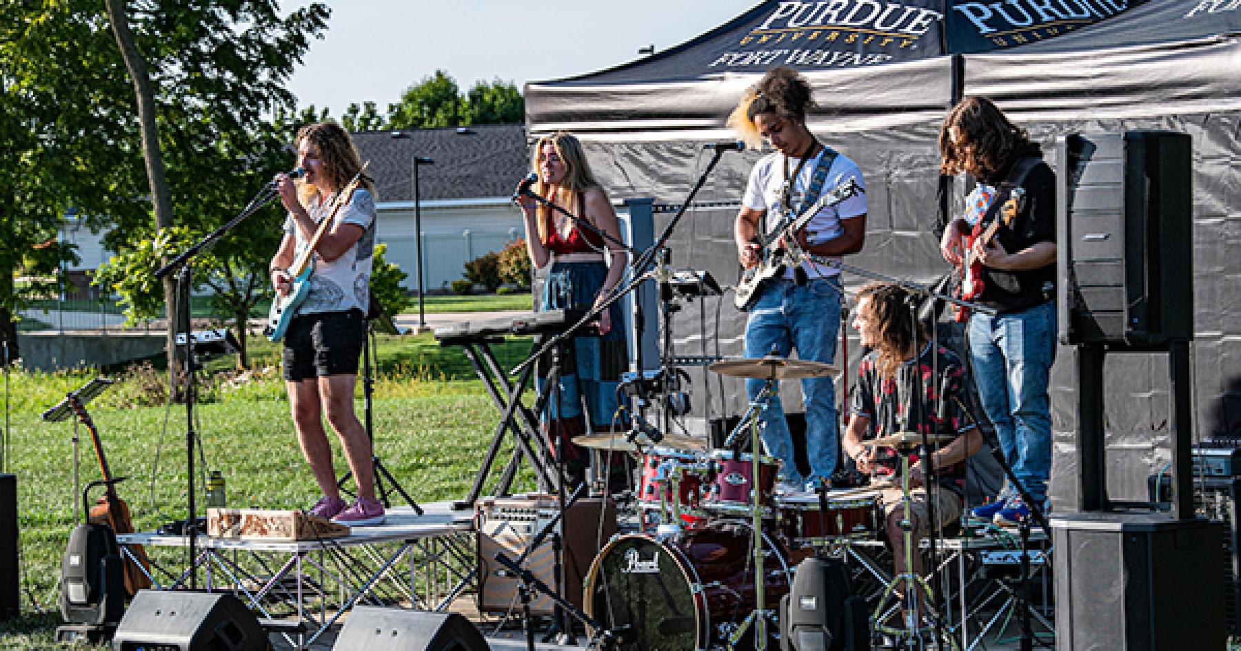 Left high and dry before first gig, Man of the Flood musicians thriving ...