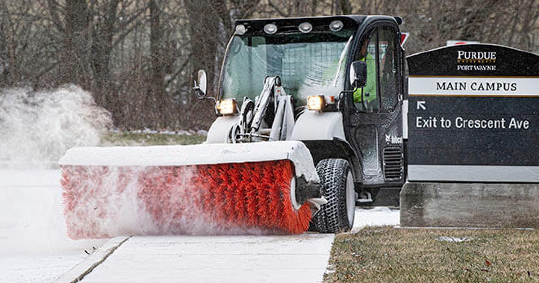 PFW cold weather crew always ready to battle snow | Purdue University ...