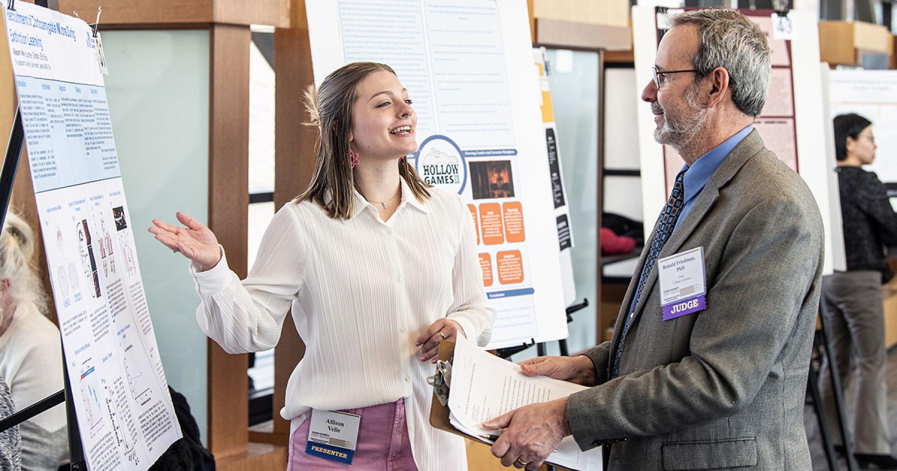 Students show off their academic passions at Student Research and ...