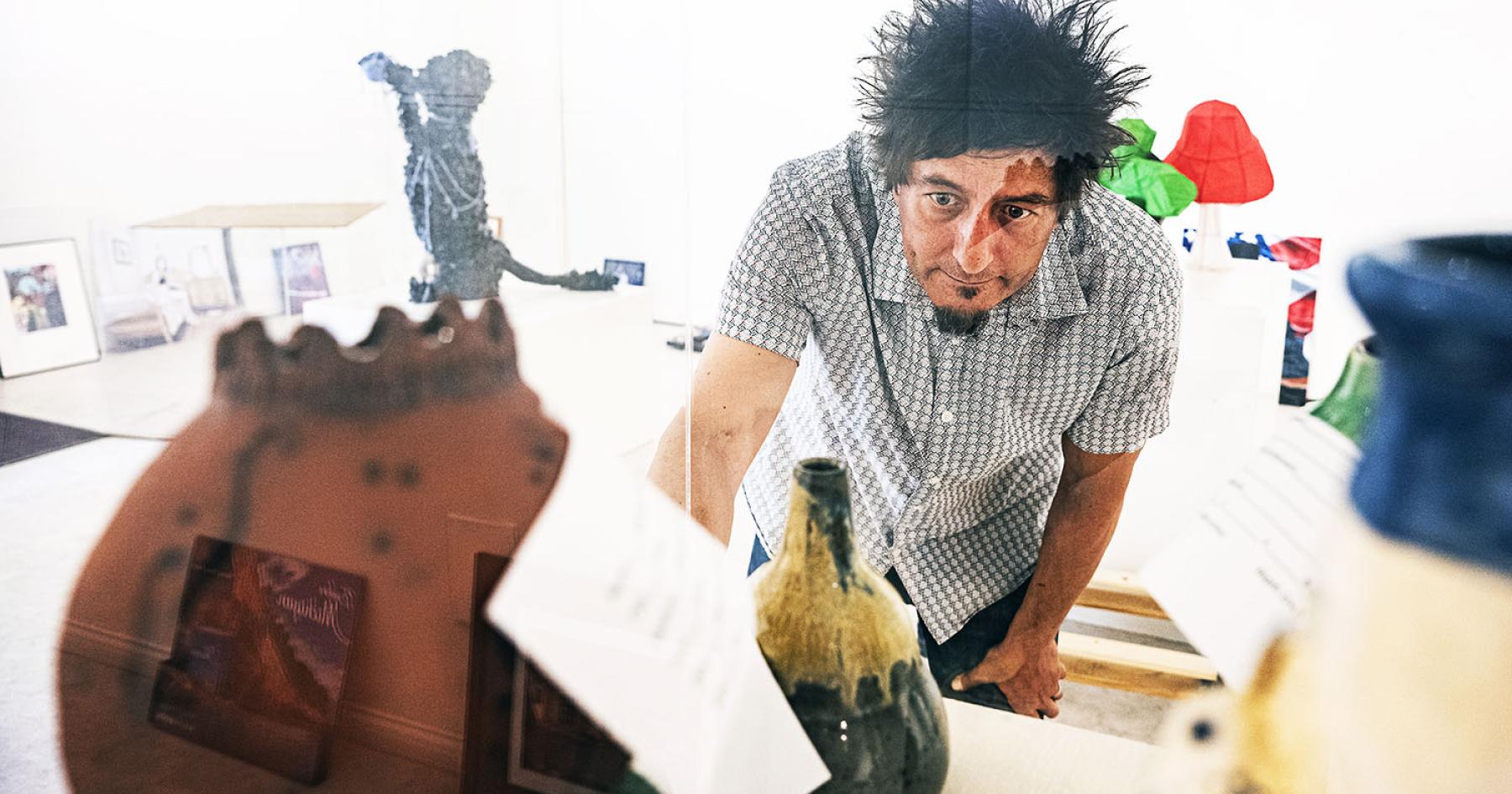 When building a VPA gallery, walls become Decker's canvas | Purdue ...