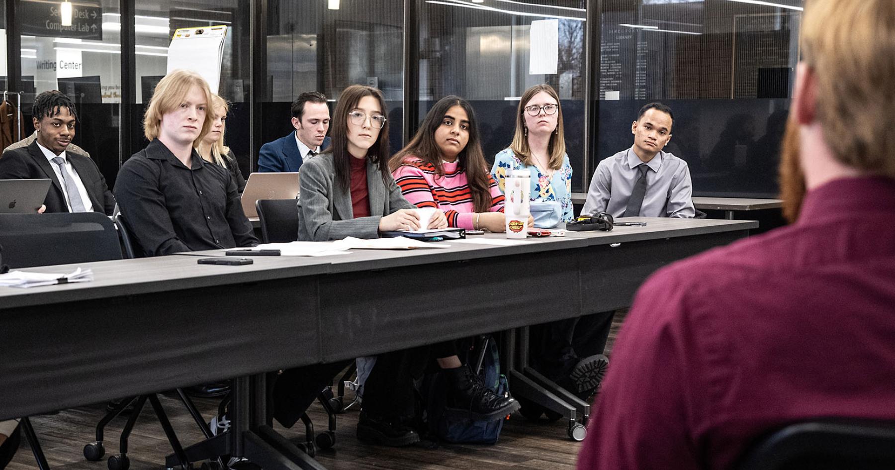 Authentic experiences highlight business students’ mock trials | Purdue ...