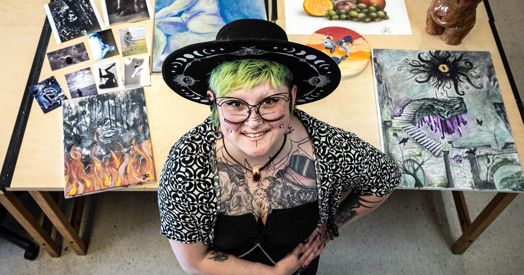 Soto's path from army specialist to art teacher | Purdue University ...