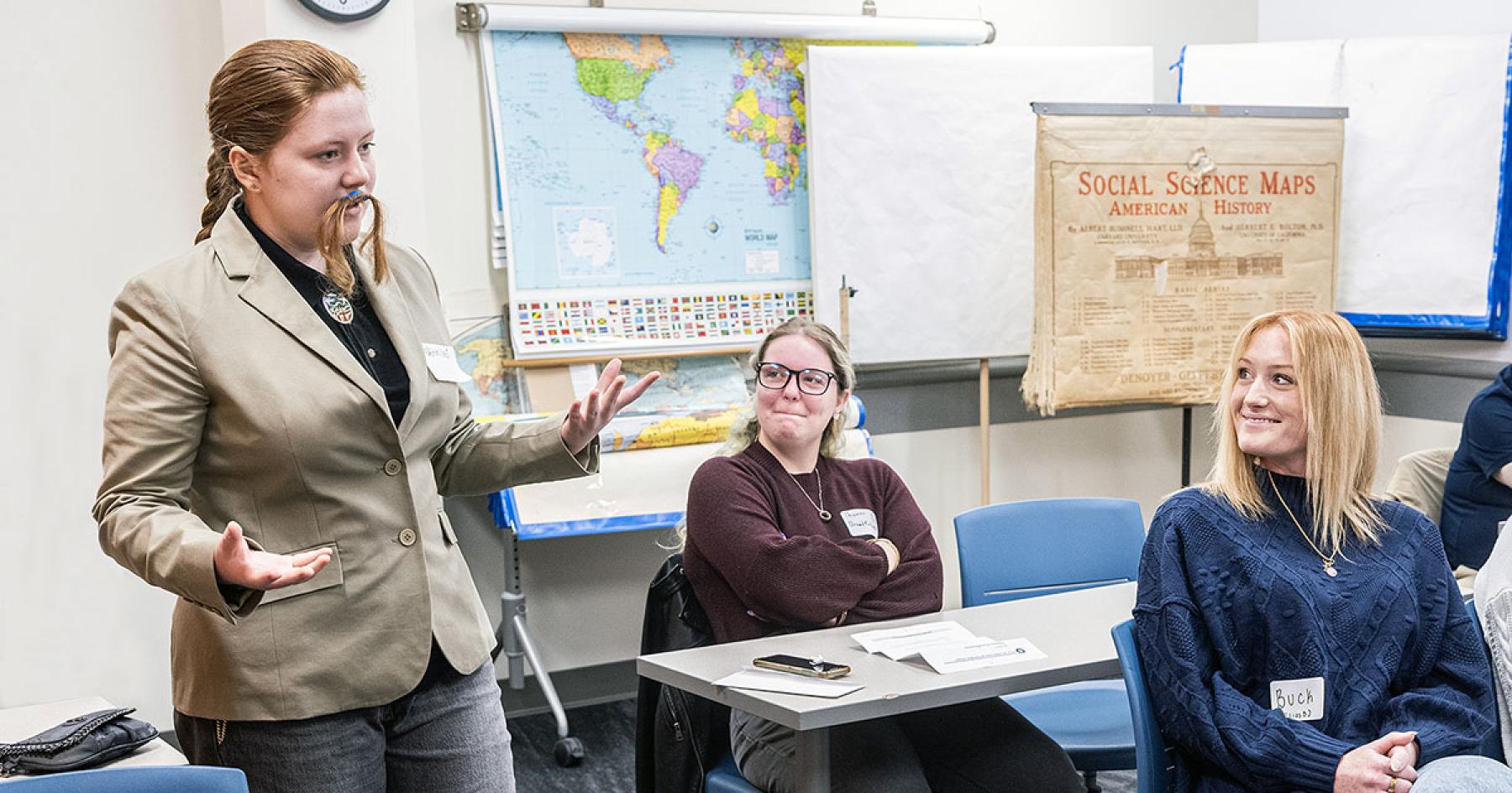 History majors at PFW acting, dressing the part | Purdue University ...